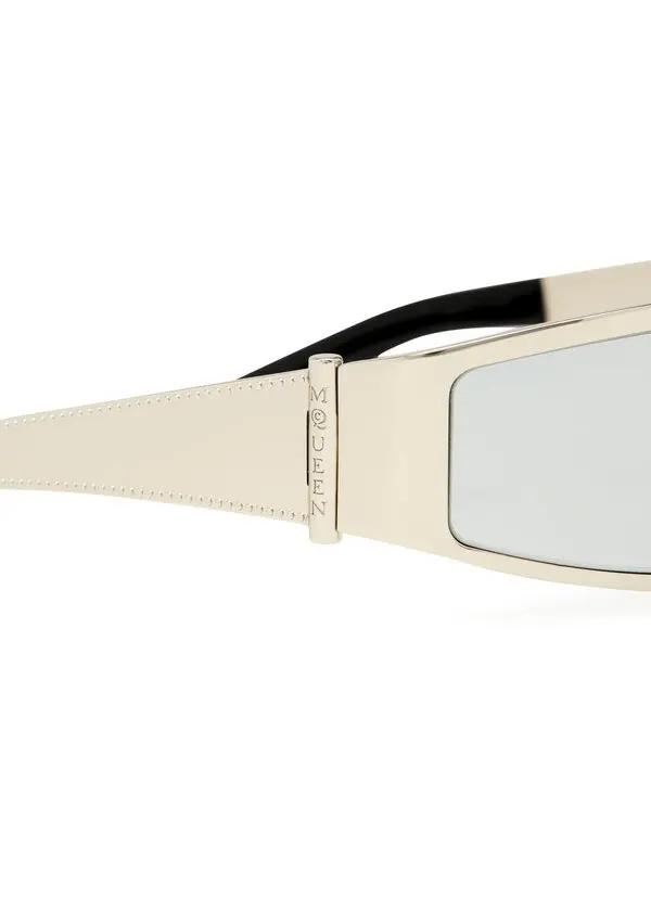 Alexander McQueen Mirrored Mask Sunglasses