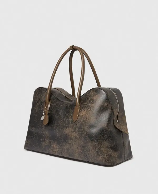 Stella McCartney Ryder Weekender Bag - Mud Brown