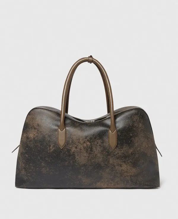 Stella McCartney Ryder Weekender Bag - Mud Brown