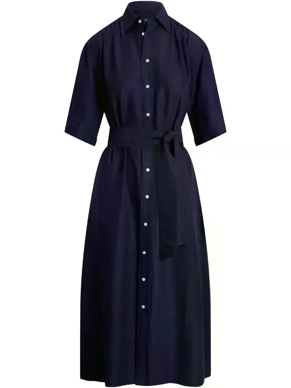 Polo Ralph Lauren Belted Shirtdress - Blue