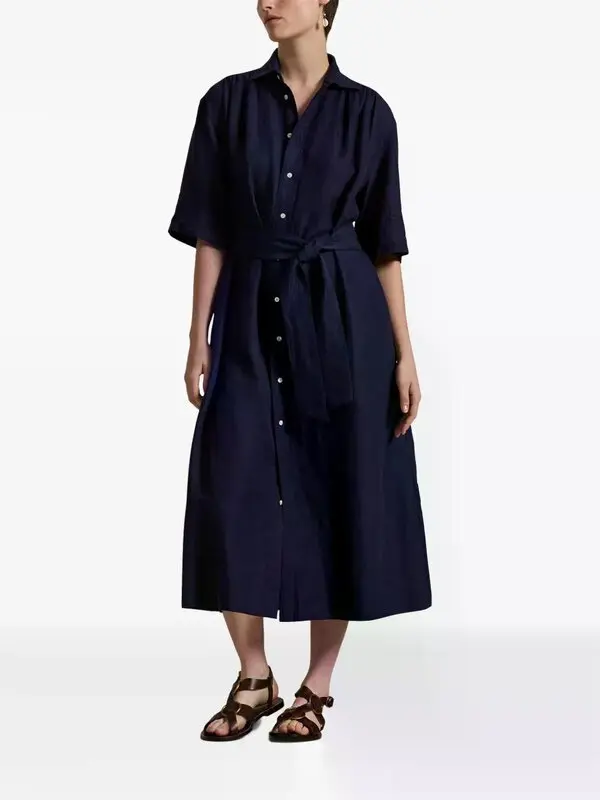 Polo Ralph Lauren Belted Shirtdress - Blue