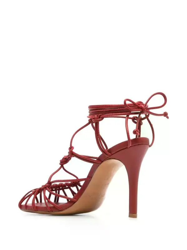 FORTE_FORTE 95mm Slender-heel Sandals - Red