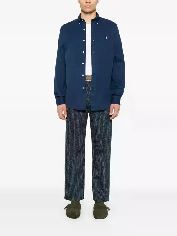 Polo Ralph Lauren Polo Pony-embroidered Shirt - Blue