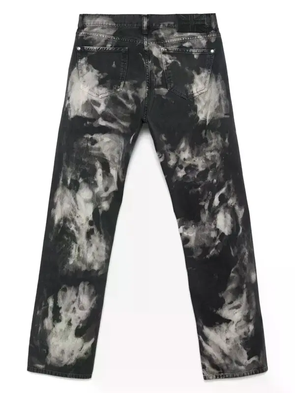 John Richmond Jeans With Watercolour Effect