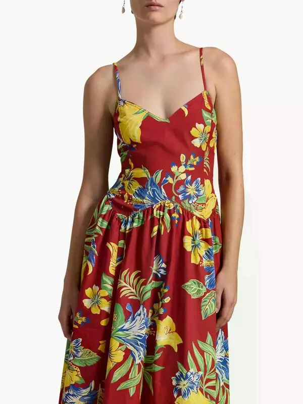 Polo Ralph Lauren Tropical-print Dress