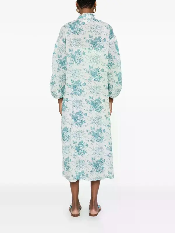 Antik Batik Cinz-print Midi Dress