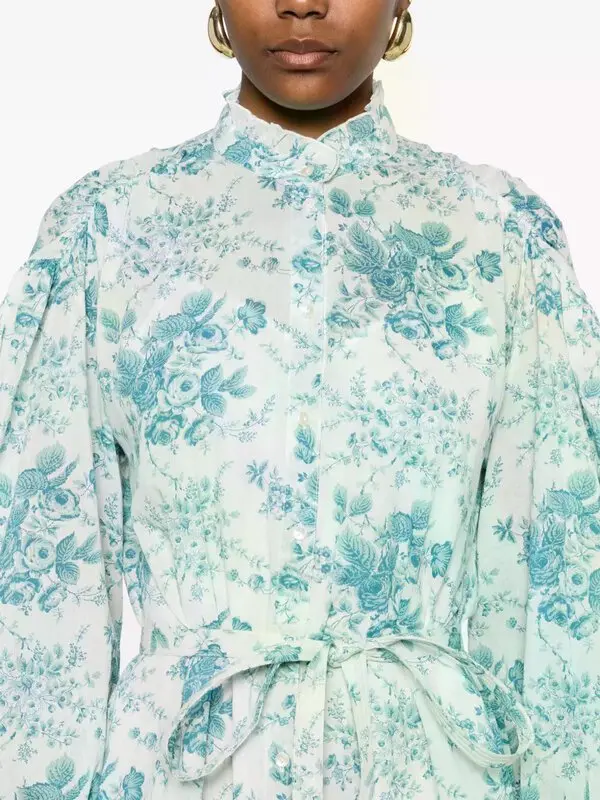 Antik Batik Cinz-print Midi Dress