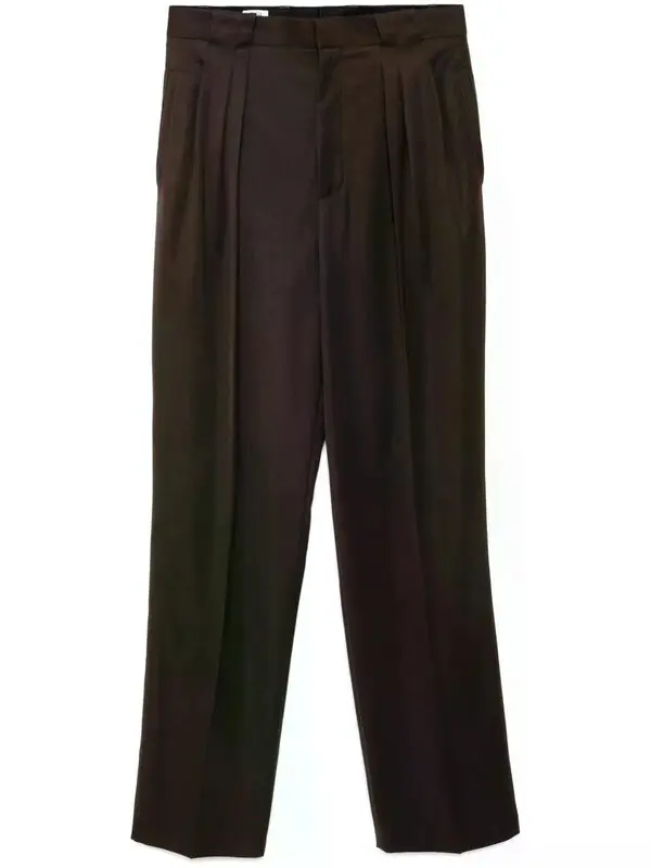 Casablanca Pleated Trousers - Brown