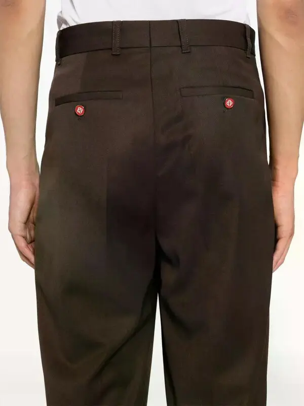 Casablanca Pleated Trousers - Brown