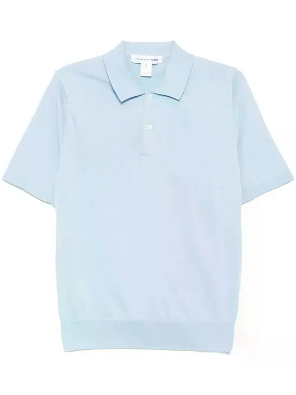 Comme Des Garçons Knitted Polo Shirt