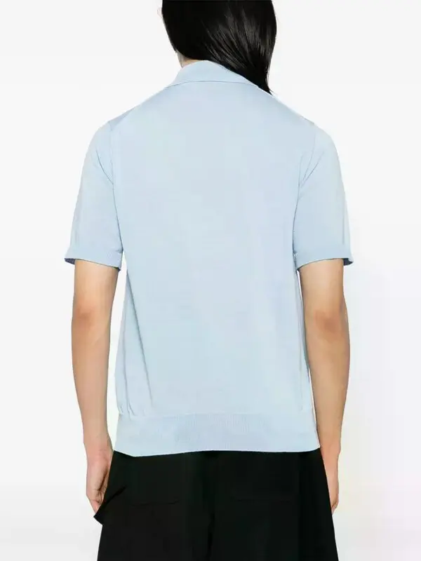 Comme Des Garçons Knitted Polo Shirt