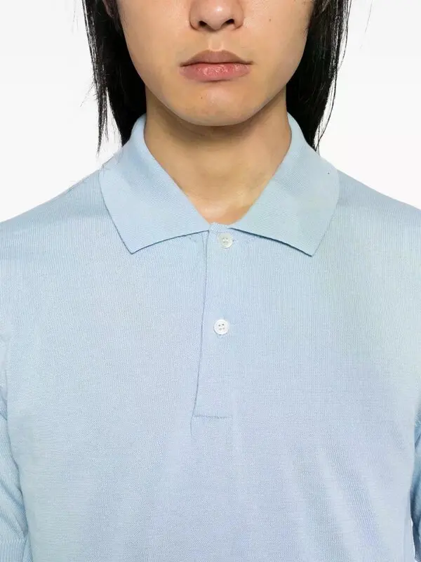 Comme Des Garçons Knitted Polo Shirt