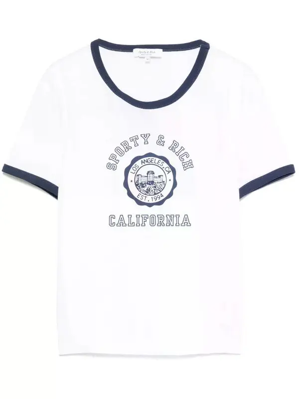 SPORTY & RICH California Emblem T-shirt - White