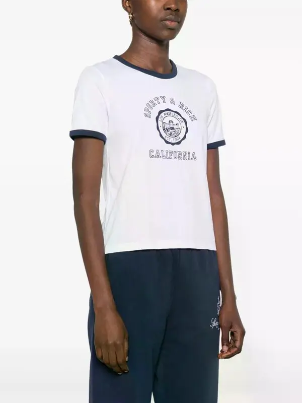 SPORTY & RICH California Emblem T-shirt - White