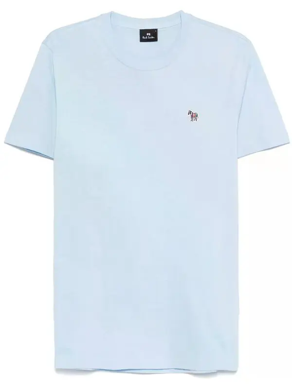 Paul Smith Zebra-patch T-shirt - Blue