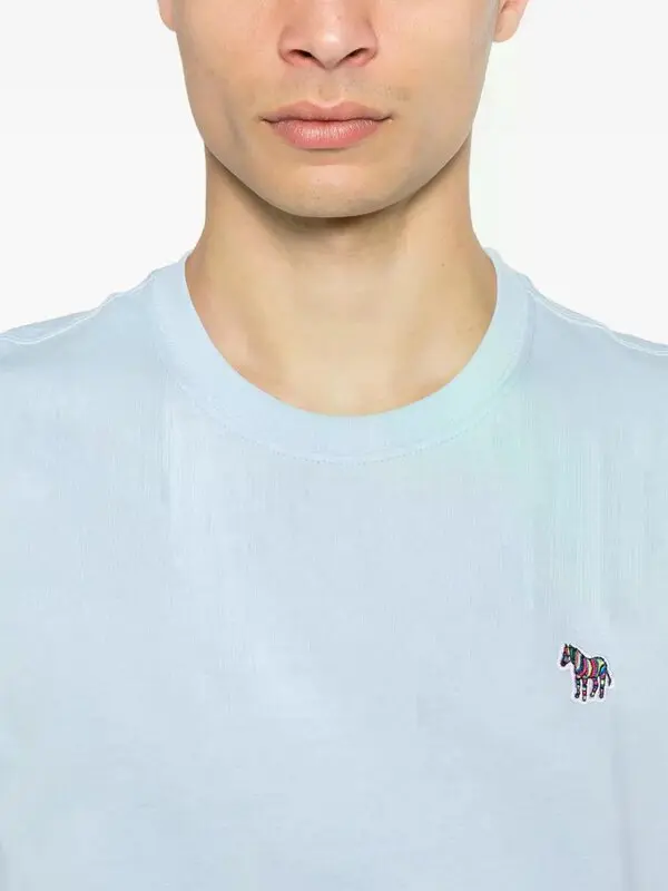Paul Smith Zebra-patch T-shirt - Blue