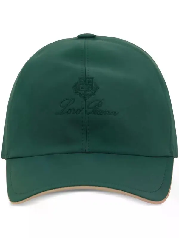 Loro Piana Logo-embroidered Baseball Cap - Green