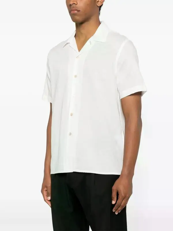 Paul Smith Cotton Short-sleeve Shirt - White
