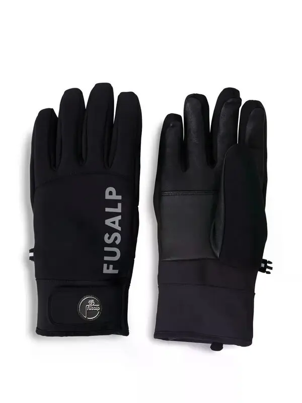 Fusalp Logo-print Gloves - Black