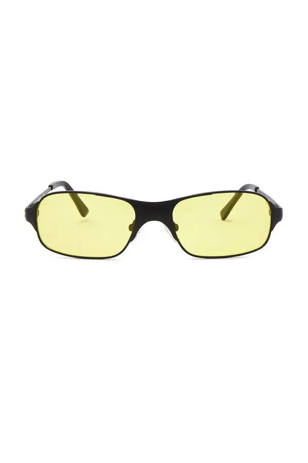 BRU EYEWEAR Aitken Rectangle Sunglasses - Honey