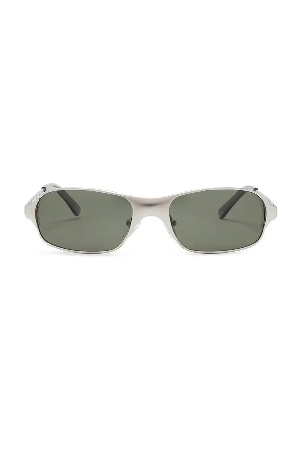 BRU EYEWEAR Aitken Rectangle Sunglasses - Soot