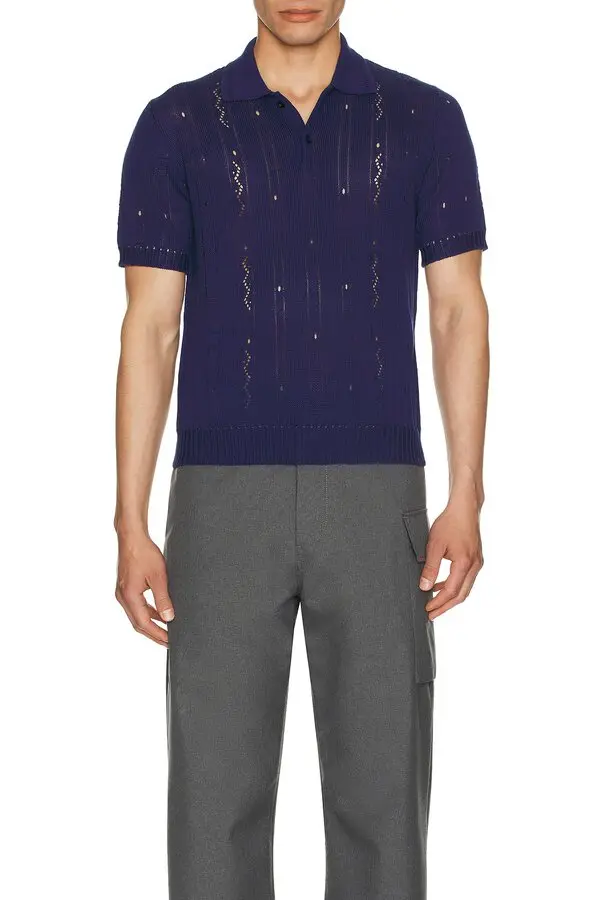 Marni Polo Neck In Blue - Bluette