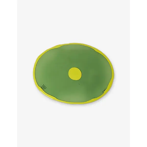 FISH DESIGN BY GAETANO PESCE Table Mates Resin Placemat 50cm - Green And Fluro Yellow