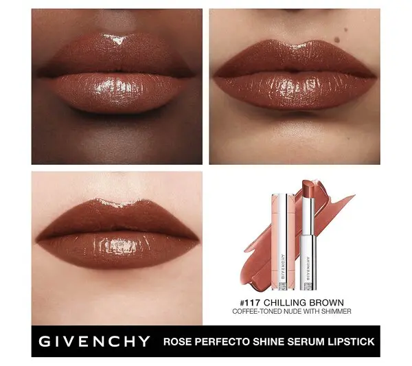 Givenchy Rose Perfecto Shine Serum Lipstick