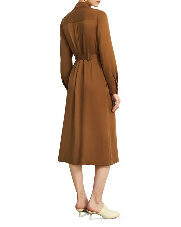 HOBBS LONDON Limited Combs Midi Shirt Dress