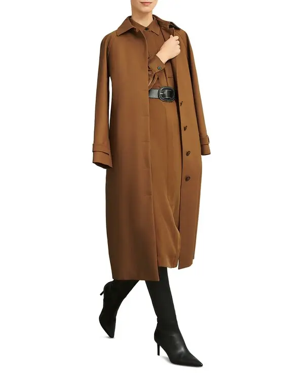 HOBBS LONDON Limited Combs Midi Shirt Dress