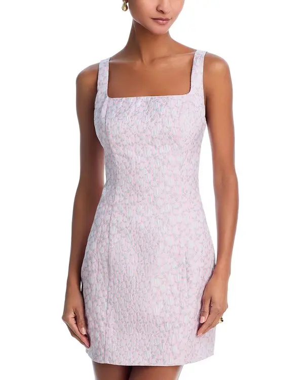 Aqua Floral Shift Dress