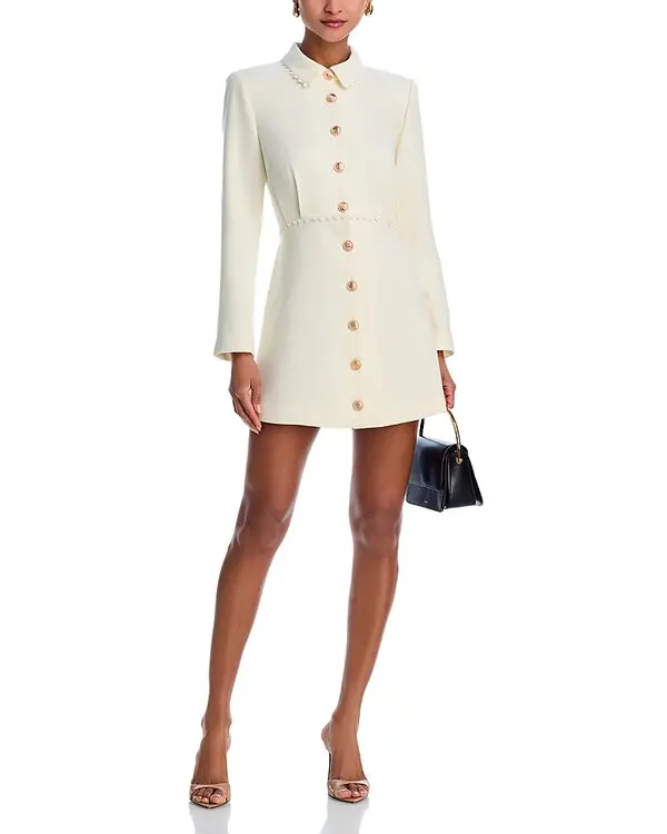 Aqua Tweed Jacket Dress