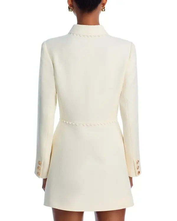 Aqua Tweed Jacket Dress