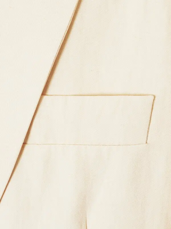 Stella McCartney Oversized Woven Blazer - Neutrals