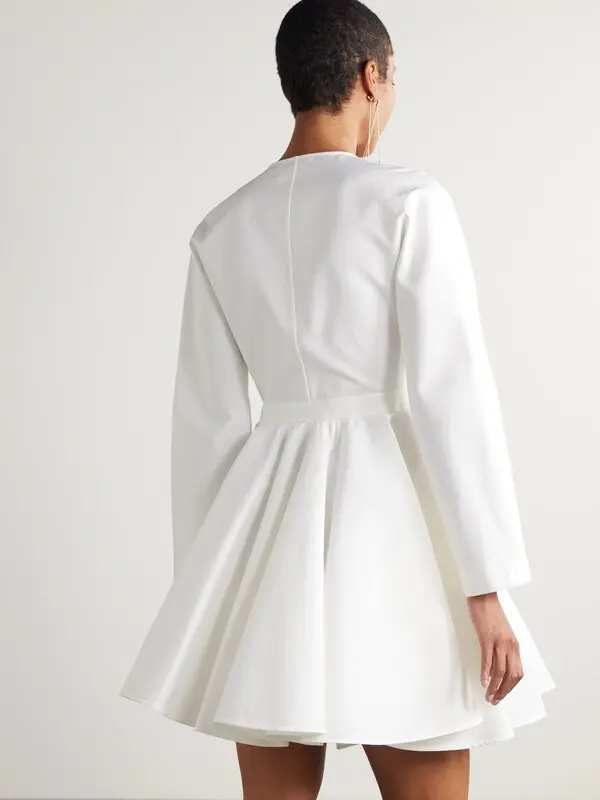 alaia white mini dress Sleeveless minidress in white - Alaia