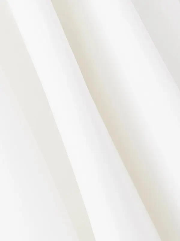 Alaïa Asymmetric Cotton-poplin Mini Dress