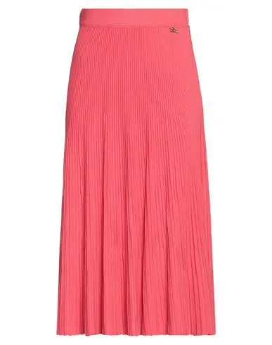Elisabetta Franchi Midi Pleated Skirt - Red