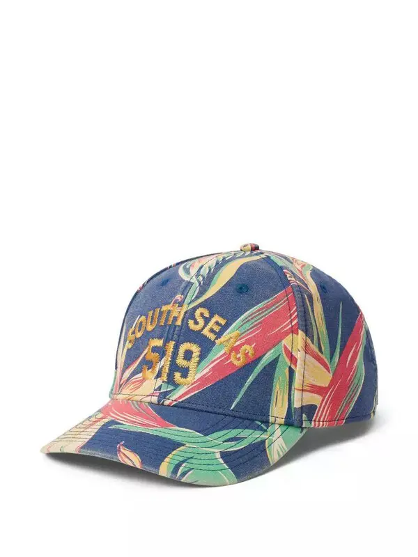 Polo Ralph Lauren Tropical-print Baseball Cap - Blue
