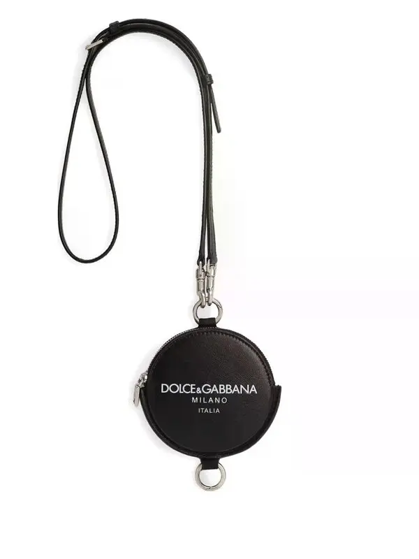 Dolce & Gabbana Logo-print Coin Purse - Black