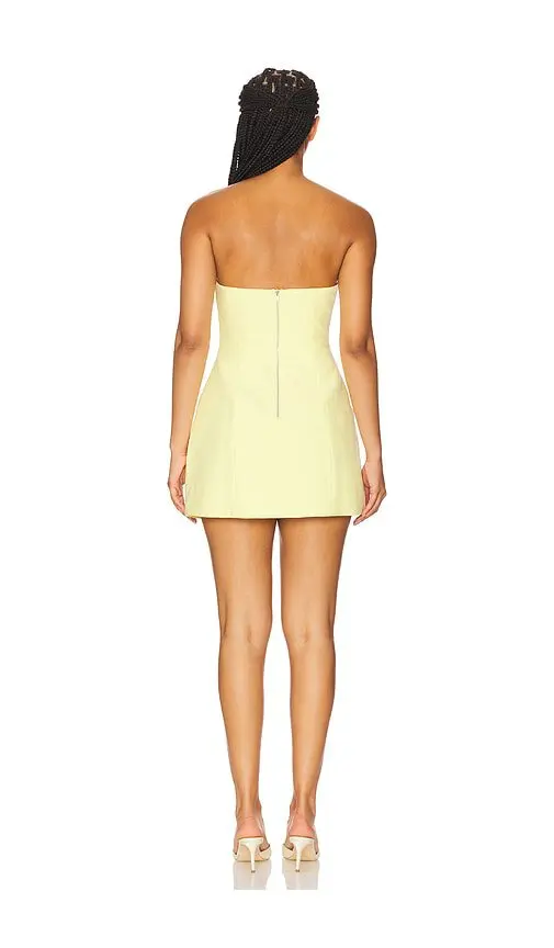 satin dress with lace top Abbey Lace-Up Slit A-Line Satin Formal Dress main image 1