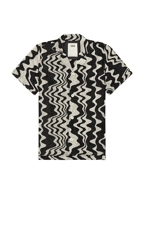 Oas Nero Verve Cuba Terry Shirt - Black