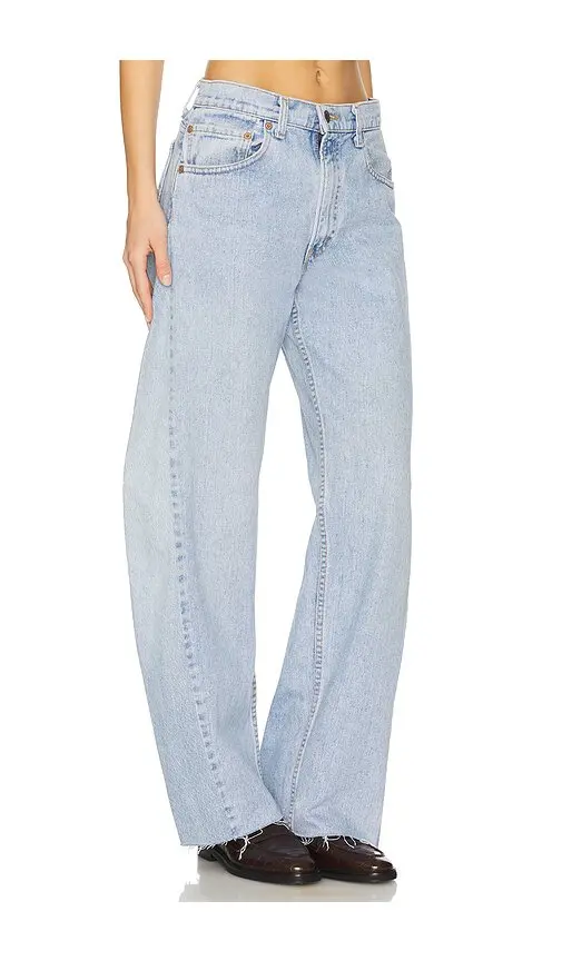 ALIGRACE Vintage Barrel Undone Jeans
