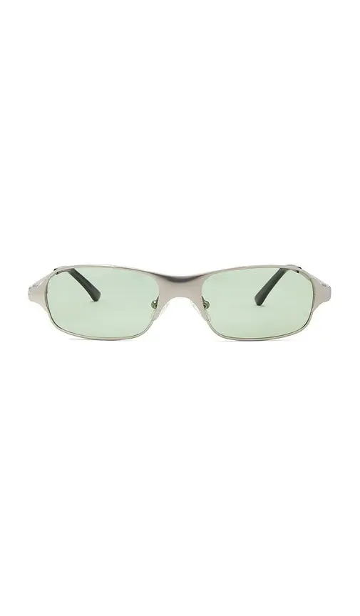 BRU EYEWEAR Aitken Rectangle Sunglasses - Swamp