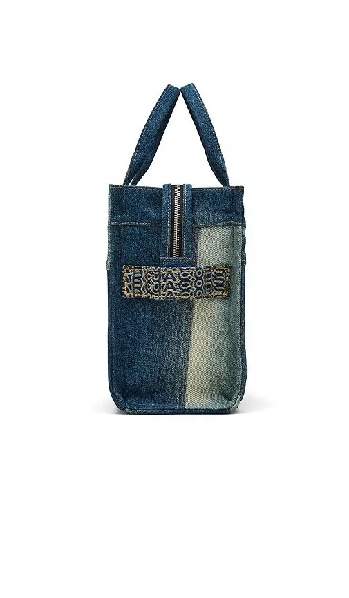 Marc Jacobs Deconstructed Denim Medium Tote Bag - Indigo Multi