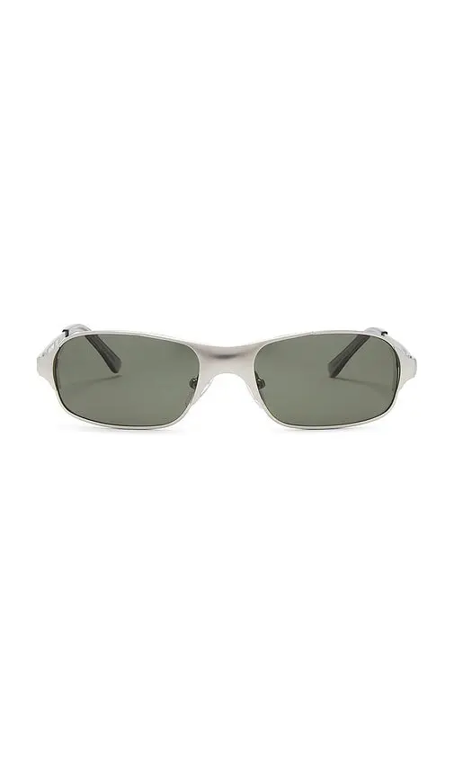 BRU EYEWEAR Aitken Rectangle Sunglasses - Soot