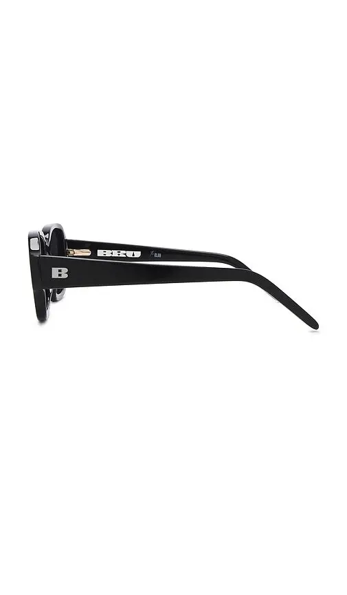 BRU EYEWEAR Olan Rectangle Sunglasses - Navy