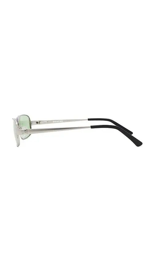 BRU EYEWEAR Aitken Rectangle Sunglasses - Green