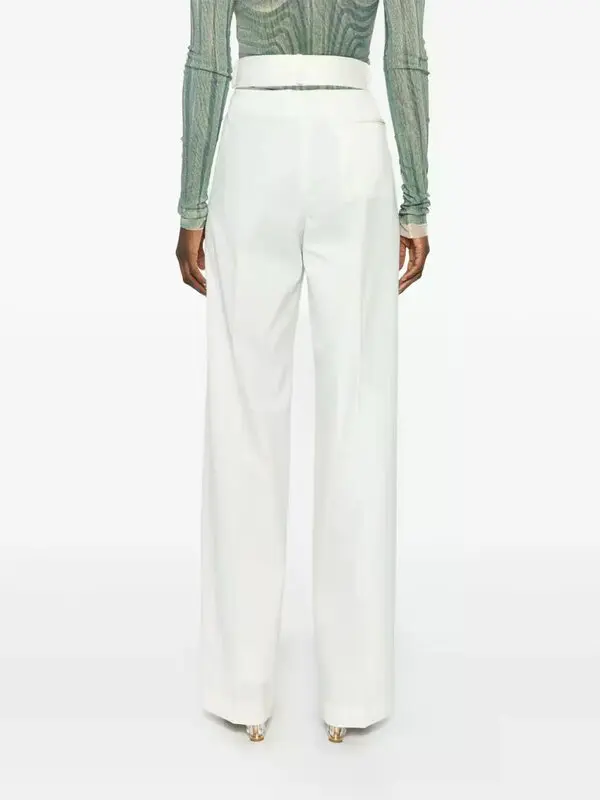 MAISON MARGIELA Cut-out Trousers - Neutrals