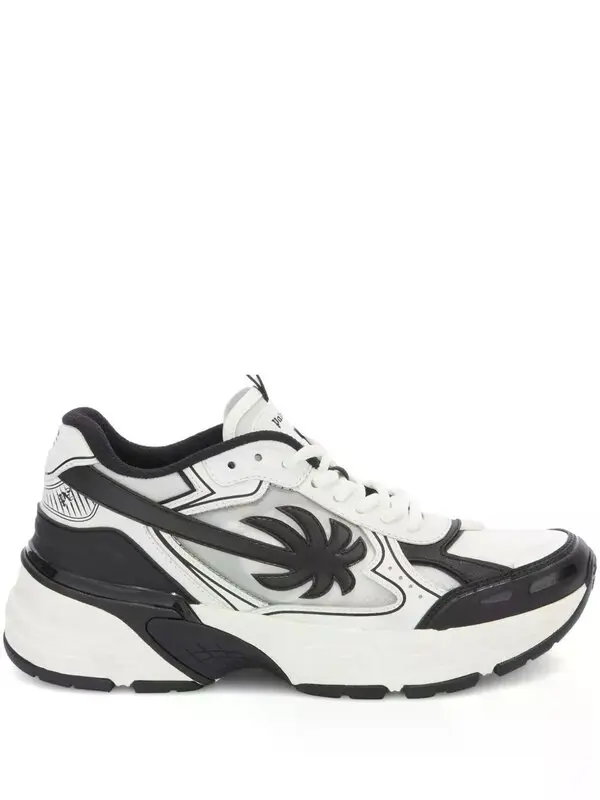Palm Angels Leather Sneakers - White