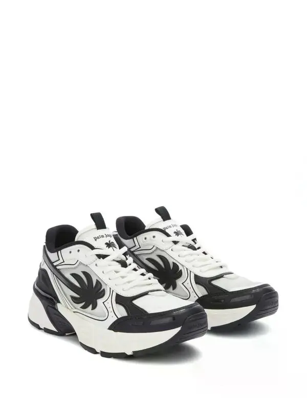 Palm Angels Leather Sneakers - White
